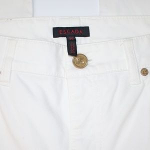 Escada | Jeans | Escada White Denim Pants Sz 6 | Poshmark